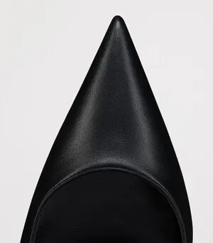 CHRISTIAN LOUBOUTIN Miss Z Nappa Leather Pumps 100 - Black