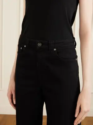 Khaite Dane High-rise Wide-leg Jeans