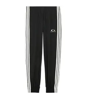 Balenciaga Fitted Track Pants With Side Stripes - Black