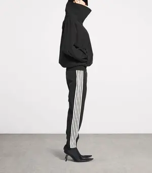 Balenciaga Fitted Track Pants With Side Stripes