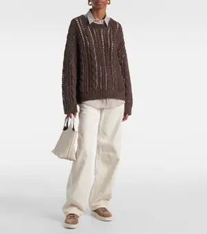 TOD'S Suede Sneakers With Gold Tone Hardware
