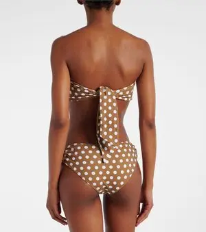Marysia Coronada Polka-dot Bikini Bottoms