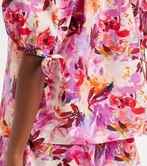 Ulla Johnson Vienne Floral Cotton Blouse - Multicoloured
