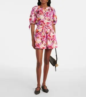 Ulla Johnson Vienne Floral Cotton Blouse - Multicoloured