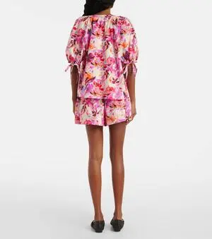 Ulla Johnson Vienne Floral Cotton Blouse - Multicoloured