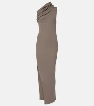 Rick Owens One-shoulder Maxi Dress - Brown