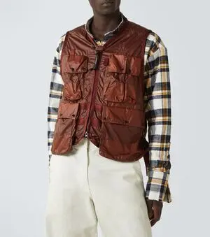 C.P. COMPANY Cs Ii Logo Technical Vest - Brown
