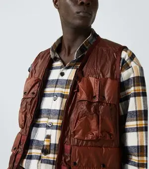 C.P. COMPANY Cs Ii Logo Technical Vest - Brown