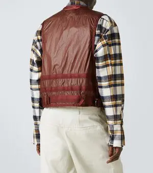 C.P. COMPANY Cs Ii Logo Technical Vest - Brown