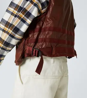 C.P. COMPANY Cs Ii Logo Technical Vest - Brown