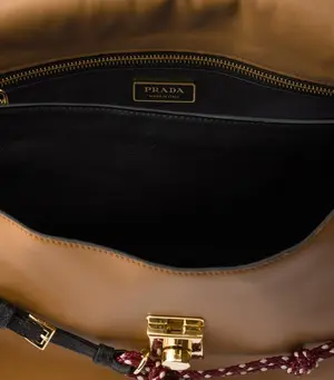 Prada Soft Sound Shoulder Bag - Brown