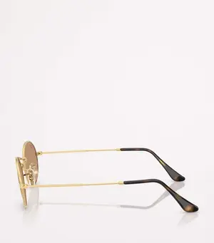 Ray-ban Rb3547 Oval Metal Sunglasses