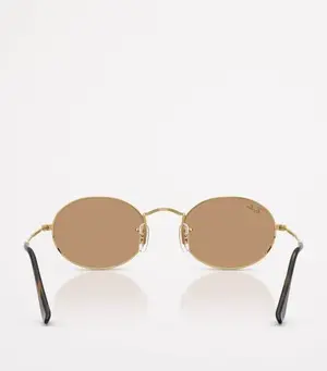 Ray-ban Rb3547 Oval Metal Sunglasses
