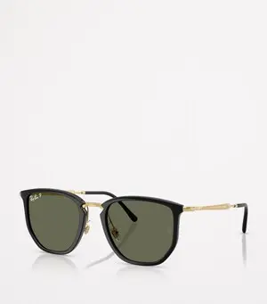 Ray-ban Irregular Frame Sunglasses - Black