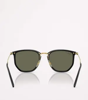 Ray-ban Irregular Frame Sunglasses - Black
