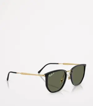Ray-ban Irregular Frame Sunglasses - Black