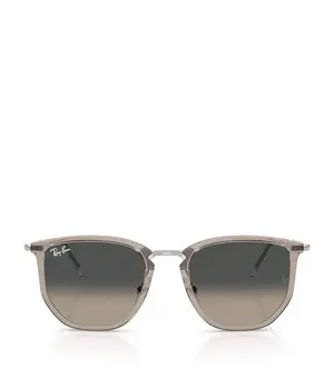 Ray-ban Irregular Frame Sunglasses - Grey
