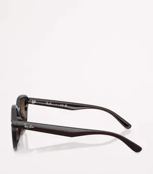 Ray-ban Rb4458d Square Frame Sunglasses - Brown