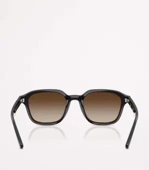 Ray-ban Rb4458d Square Frame Sunglasses - Brown