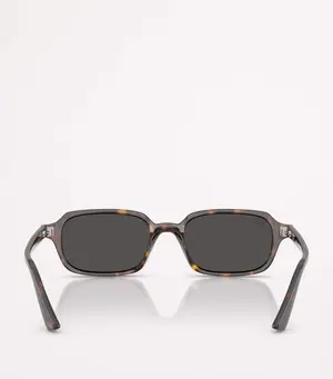 Ray-ban Tortoiseshell Square Frame Sunglasses - Brown
