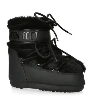 Moon Boot Faux Fur Icon Low Ankle Boots