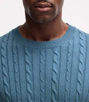 BOSS Cotton-cashmere Cable-knit Sweater