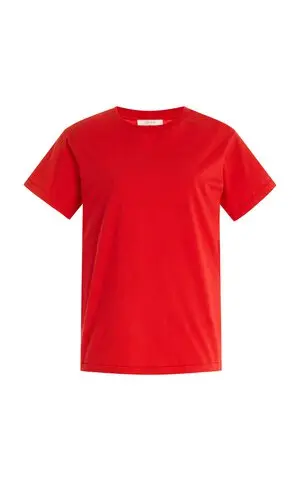 THE ROW Florie Cotton T-shirt - Red