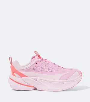 Hoka One One Elevon X Leather And Mesh Lace-up Sneakers