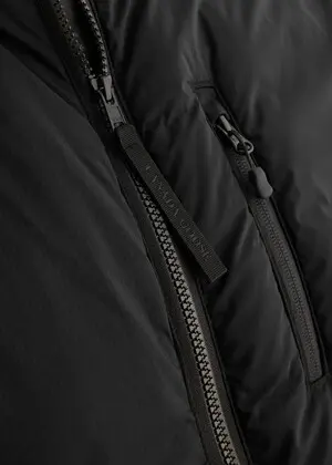 Canada Goose Lodge Hooded Ripstop Shell Jacket - Black