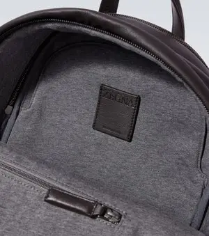 Zegna Secondskin Leather Backpack