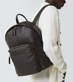 Zegna Secondskin Leather Backpack