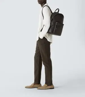 Zegna Secondskin Leather Backpack