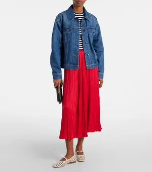 Polo Ralph Lauren Mid-rise Midi Skirt