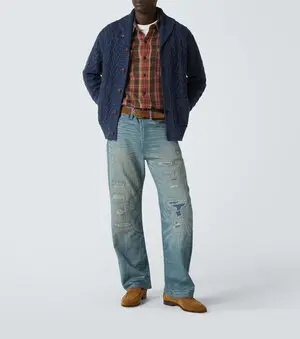 Ralph Lauren Cable-knit Shawl Collar Cardigan