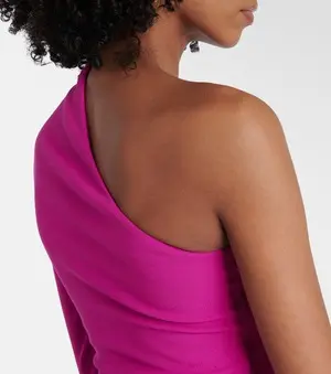 Solace London Joana One-shoulder Gown - Pink