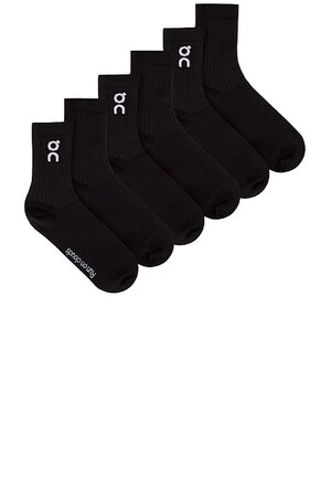 On Logo Sock 3-pack - Black
