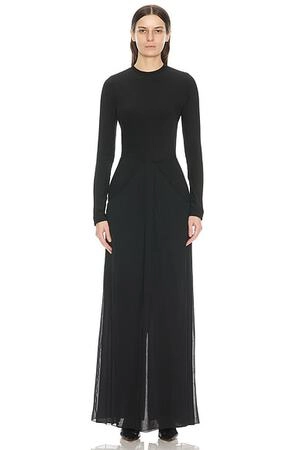 THE ROW Anselm Maxi Dress - Black