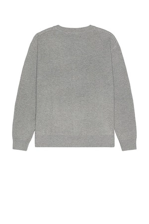 WAO Wool Blend Round Neck Cardigan