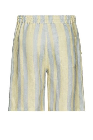 Oas Mist Strata Nicola Linen Shorts