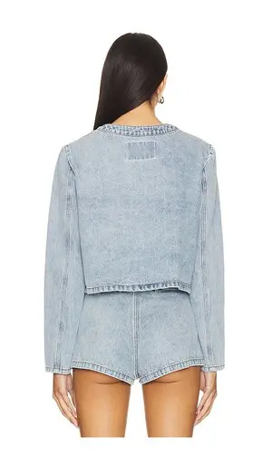 Amanda Uprichard Long Sleeve Denim Jacket