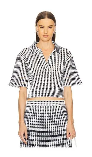 Simkhai Adley Cropped Polo