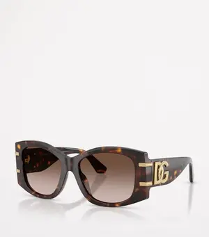 Dolce & Gabbana Dg Griffe Sunglasses - Brown