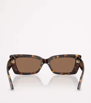 JIMMY CHOO Tortoiseshell Cat Eye Sunglasses