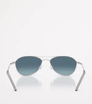 Oliver Spencer Aero Ii Aviator Sunglasses - Silver