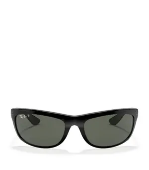 Ray-ban Rectangle Balorama Sunglasses - Black