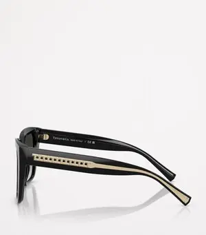 Tiffany & Co. Acetate Square Sunglasses - Black