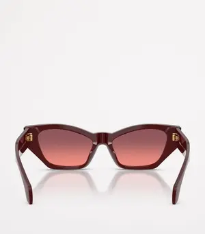 Versace Cat Eye Sunglasses - Red
