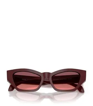 Versace Cat Eye Sunglasses - Red