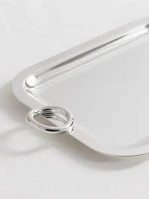 Christofle Vertigo -plated Tray - Silver
