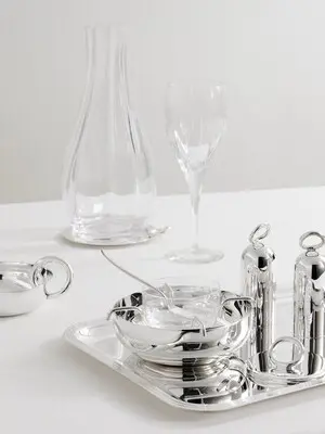 Christofle Vertigo -plated Caviar Serving Set